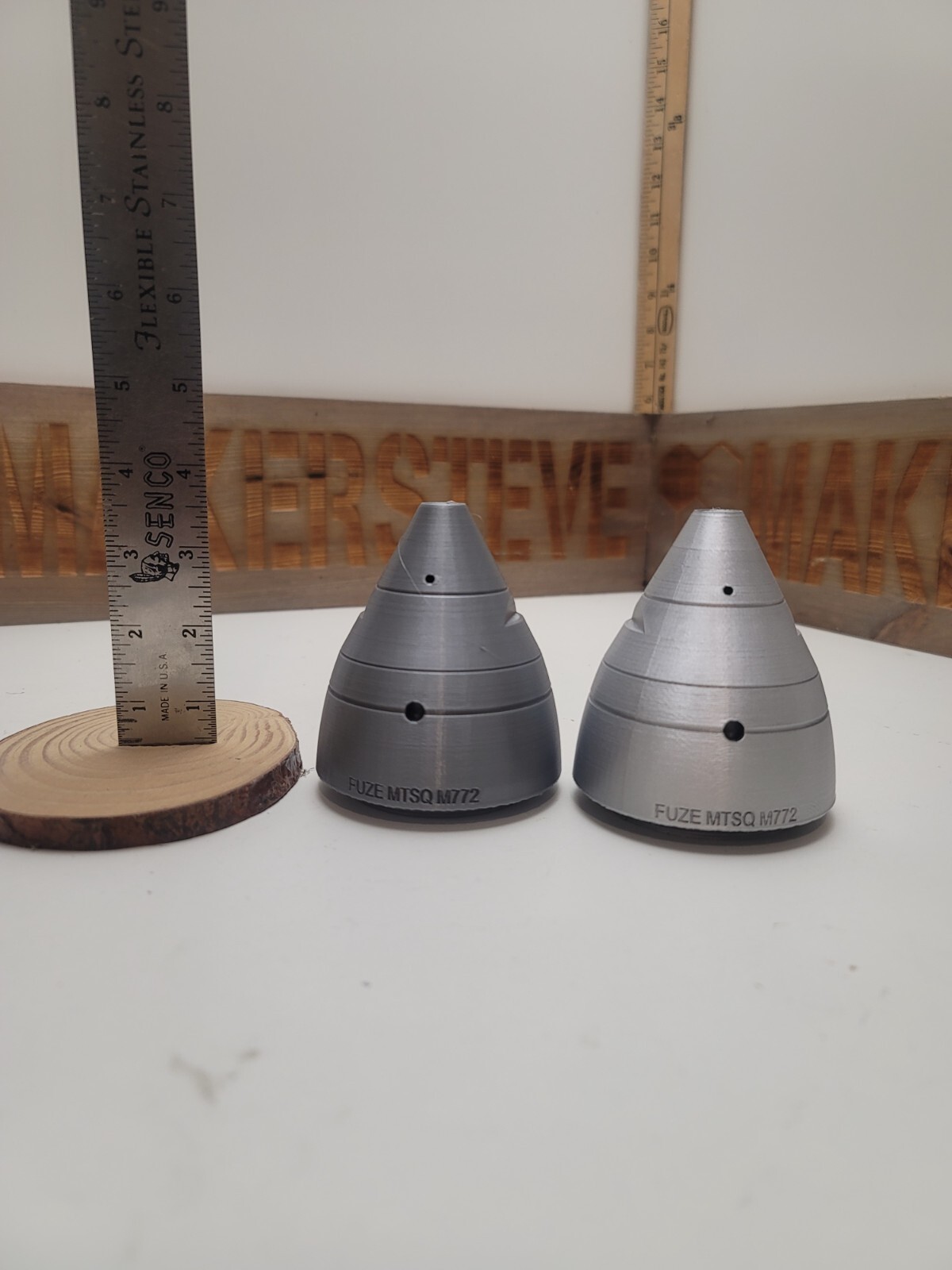 3D Printed M772 MTSQ Replica Fuze - 2.3 Inch Threads - FAKE - PLASTIC ...