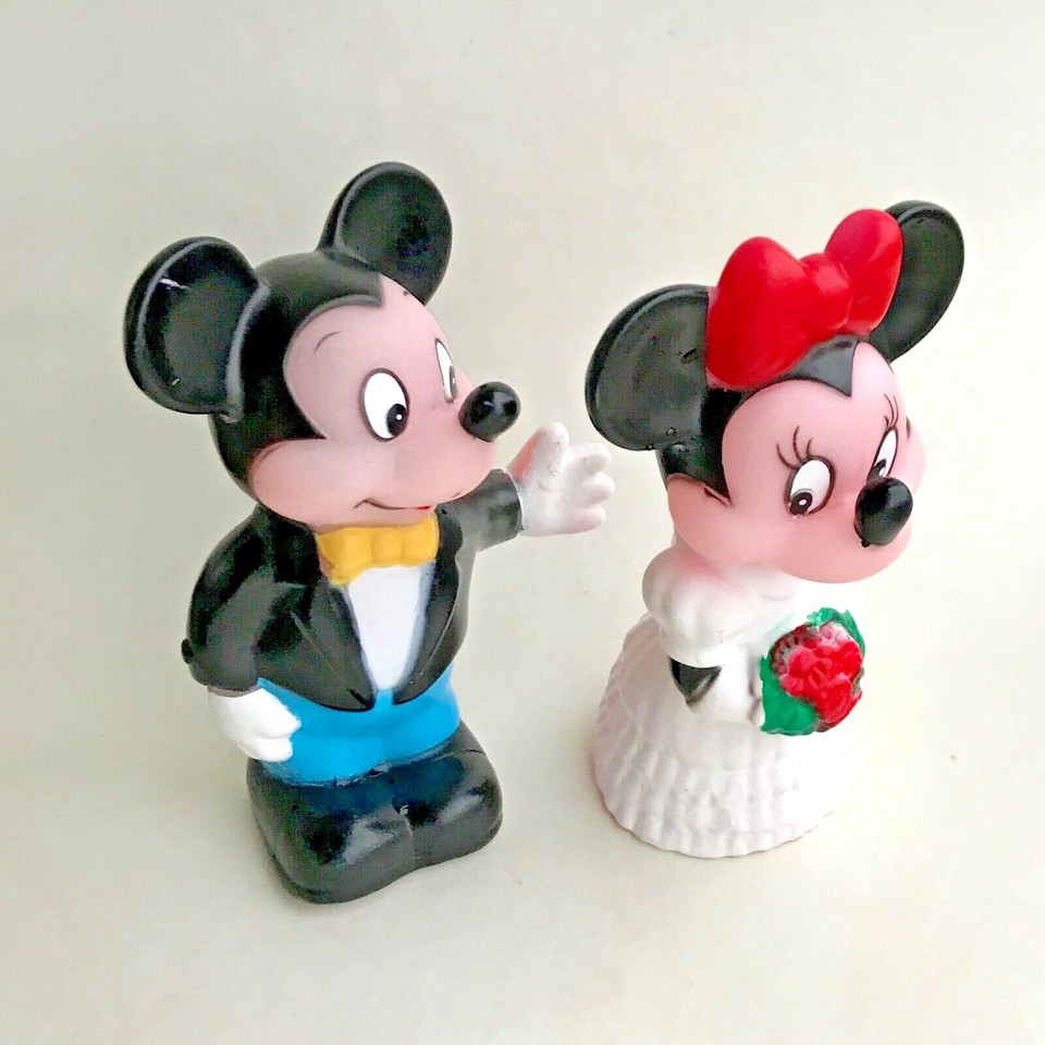 Vintage VTG Rubber Toys Dolls Collectibles Figurines Mouse Set of 2 | eBay