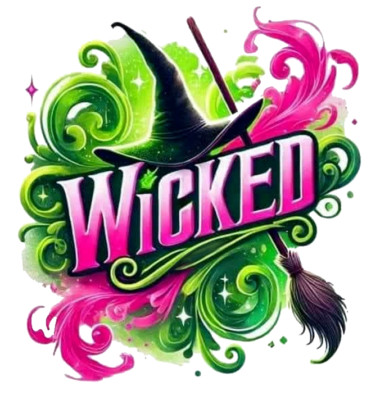 Wicked Sticker, Movie Musical sticker water resistant die cut, Glinda ...