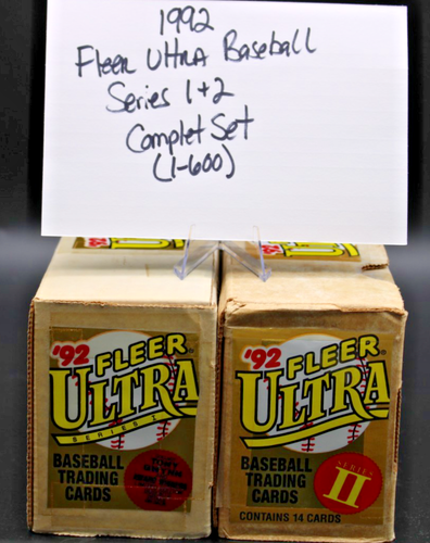 1992 Fleer Ultra Baseball Series 1 & 2 Complete Sets (1-600) NM/MT | eBay