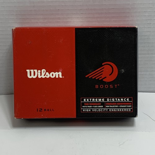 🔥Wilson Boost Extreme Distance Golf Balls Lot of 12 New Sealed Box | eBay