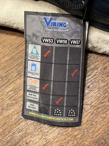 Viking VW56 Spiked Forester Logger Work Boots Size US 8 EU 41 BRAND NEW ...