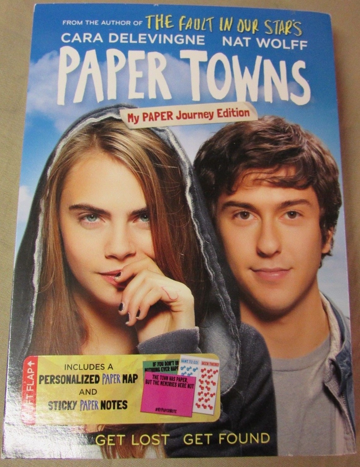 Paper Towns DVD WITH A US MAP SLIPCOVER & STICKY NOTES SEE PICTURES ...