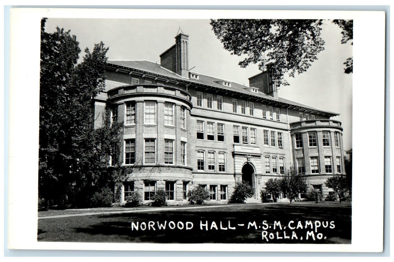 c1940's Norwood Hall MSM Campus Rolla Missouri MO RPPC Photo Vintage ...