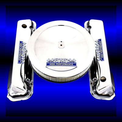 Chrome Valve Covers and Air Cleaner Combo Fits Ford 429 460 Engines Hp ...