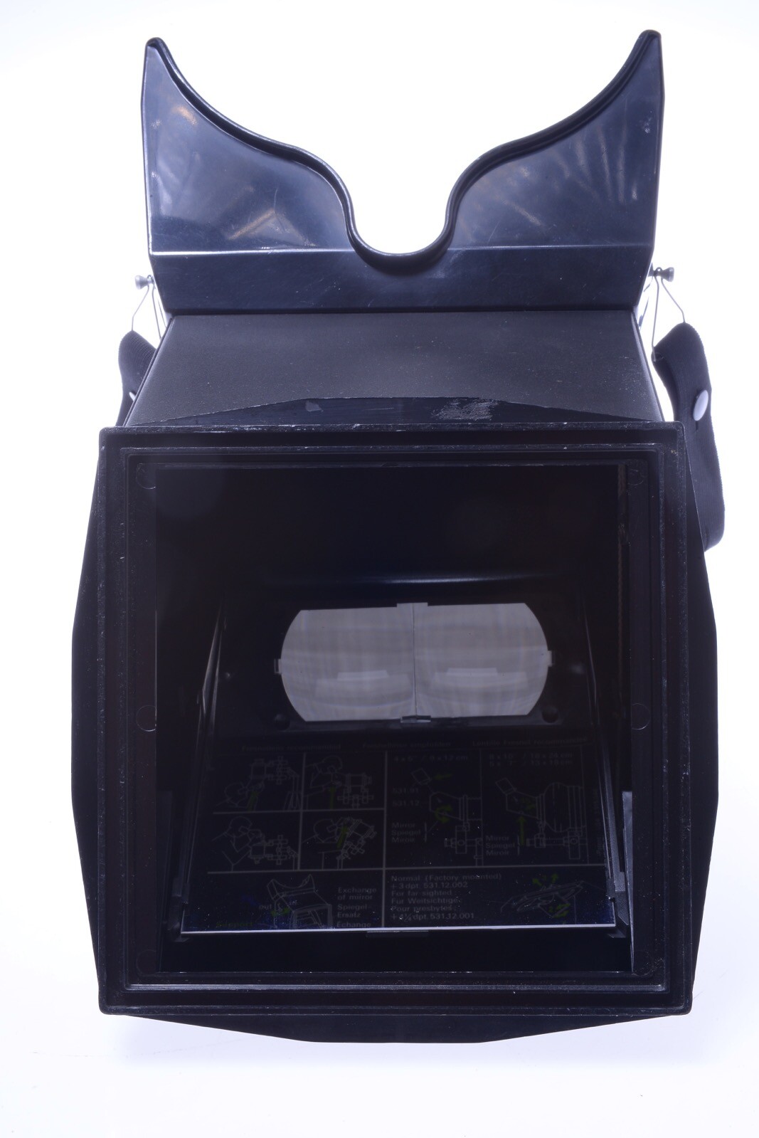 SINAR MIRROR REFLEX FINDER BINOCULAR MAGNIFIER FOCUS AID 4X5 5x7 8x10 ...