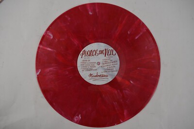 Pierce The Veil Misadventures Red With White Marble Color Vinyl LP | eBay