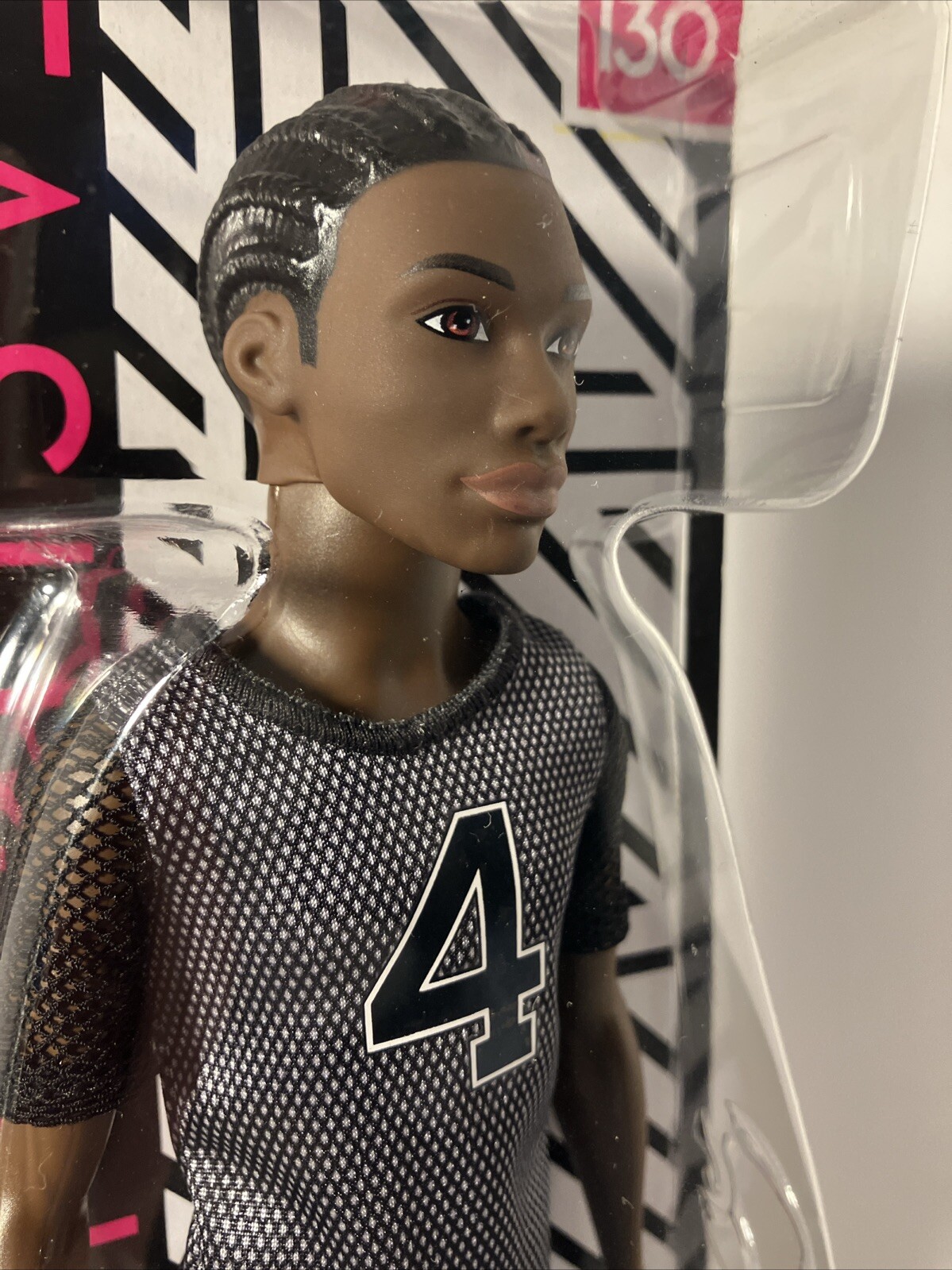 BARBIE Fashionistas #130 KEN African American Doll Cornrows Hair New | eBay