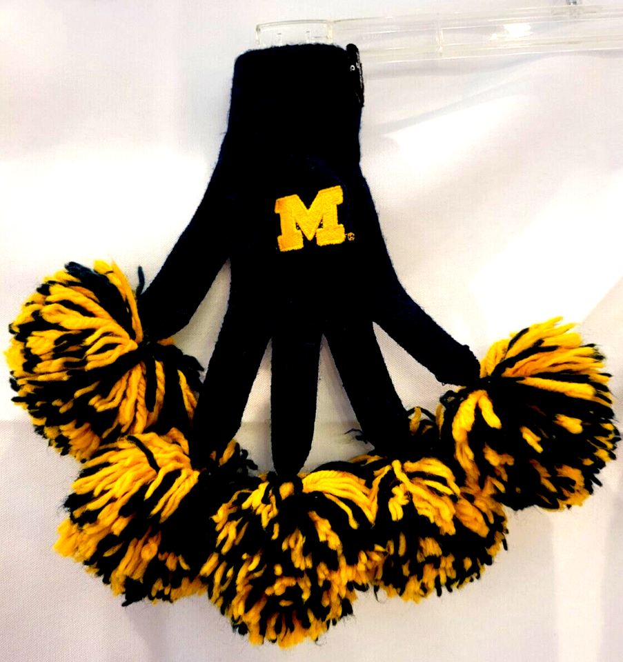 University of Michigan Wolverine Spirit Finger Gloves | eBay
