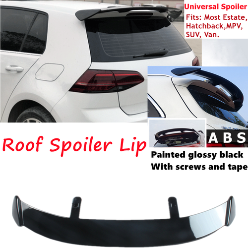 Universal Hatchback SUV Wagon Minivan Rear Upper Roof Lip Spoiler Wing ...