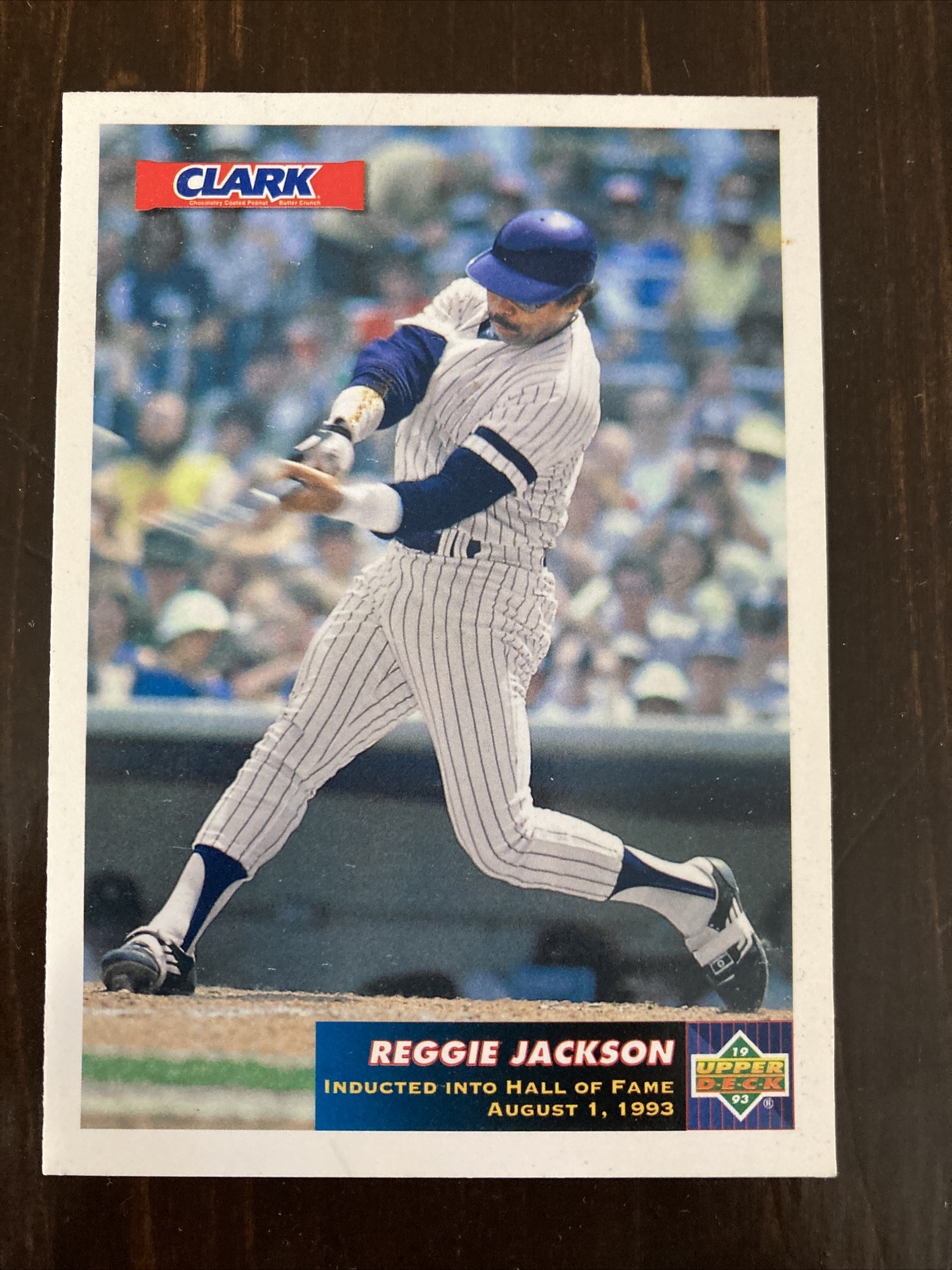 1993 Upper Deck Clark Bar Reggie Jackson #C1 Reggie Jackson New York ...