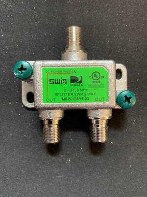 Direct TV MSPLIT2R1-03 splitter swim 2 way | eBay