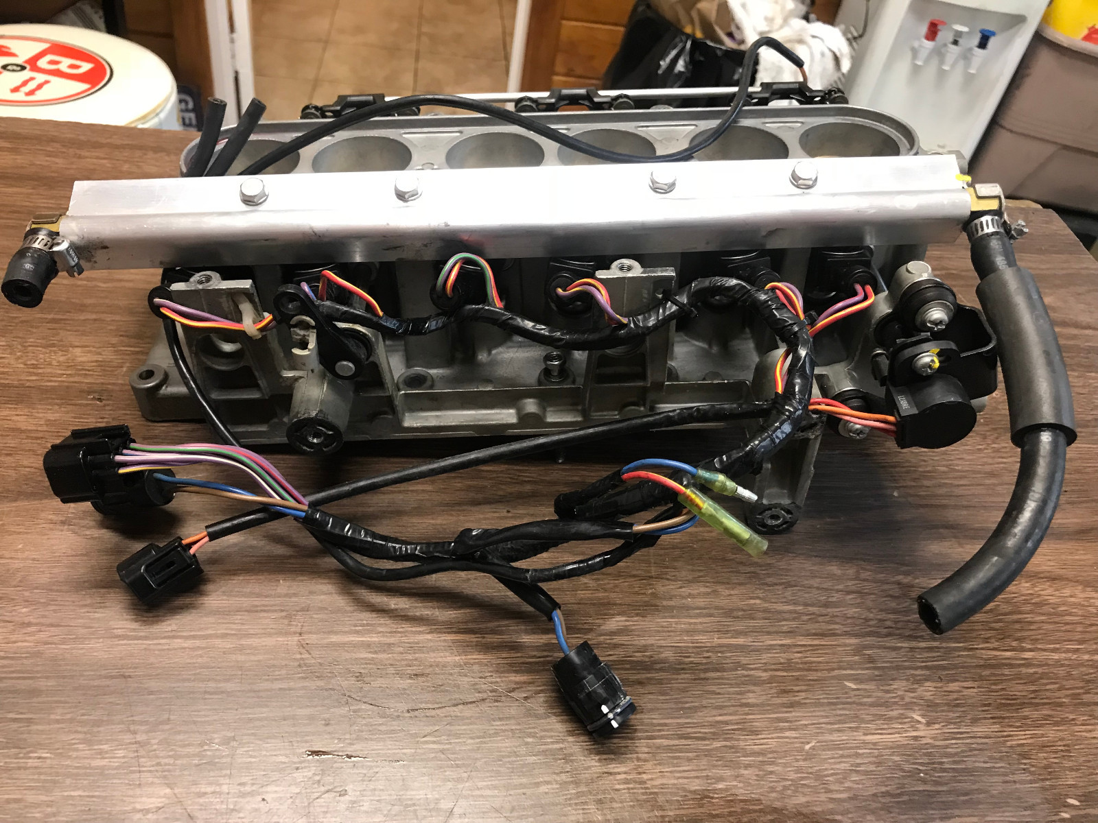 1999 Yamaha OX66 200 HP 2 Stroke Intake Throttle Body Fuel Injectors ...