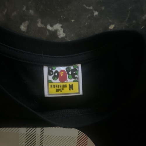 BAPE check T Shirt 100% authentic / Cotton Fabric / Comes with all tags ...