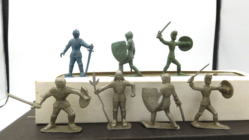 Marx First Version Knight Lot Seven Figures Five Different | eBay