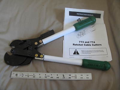 Cable Cutters - Greenlee Ratchet Cutter