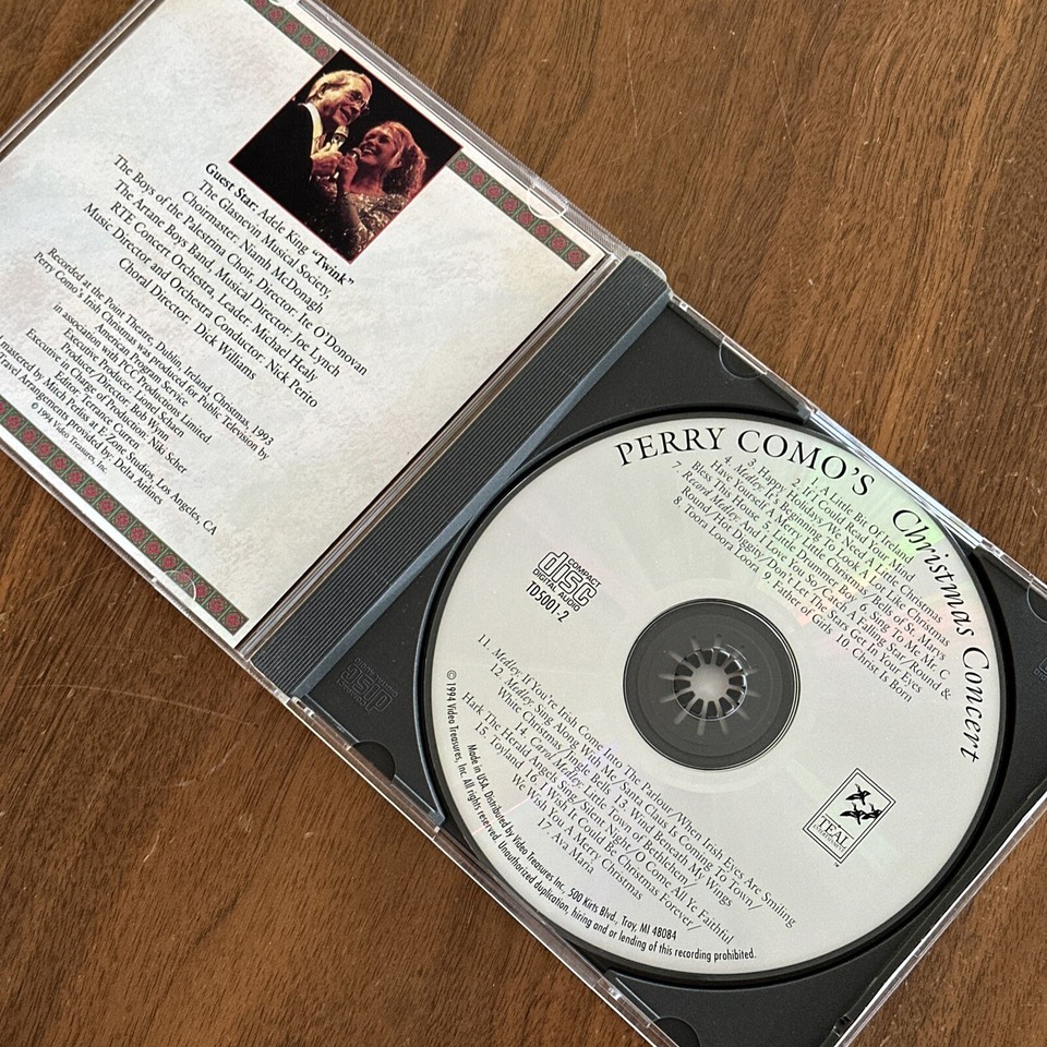 Perry Como's Christmas Concert: Live In Concert, 1993 by Perry Como (CD ...