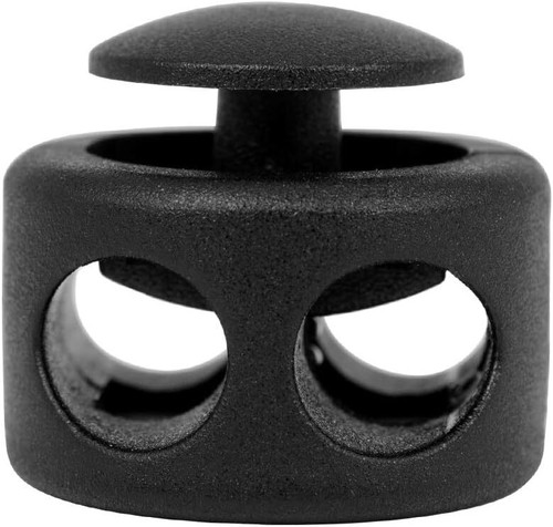 Double Hole Cord Lock Stoppers Plastic Spring Stop for Paracord ...