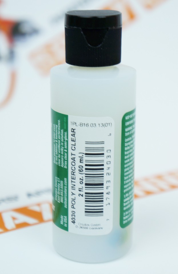 Createx Colors 4030 Intercoat Clear 4oz for airbrushing paints ...