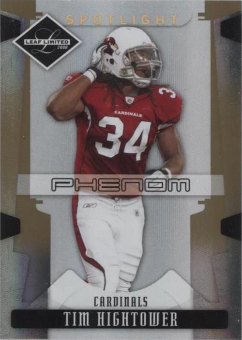 2008 Leaf Limited - Phenoms Tim Hightower #295 Spotlight Gold /49 (RC ...