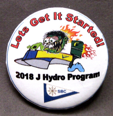 Nutty Mad 2018 Seattle J HYDRO PROGRAM pinback button Hydroplane boat ...