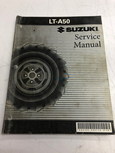 2001 Suzuki LT-A50 Motorcycle OEM Repair Service Manual P/N 99500-20212 ...