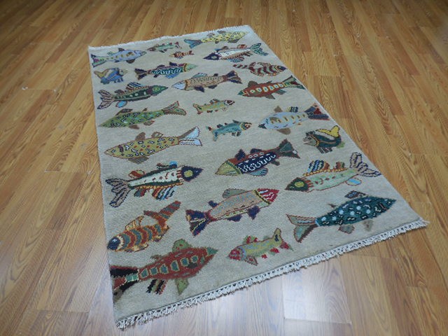 Modernd Fish Sea Animal Designd Rug Turkish Fine Quality 4x6 Ft | eBay