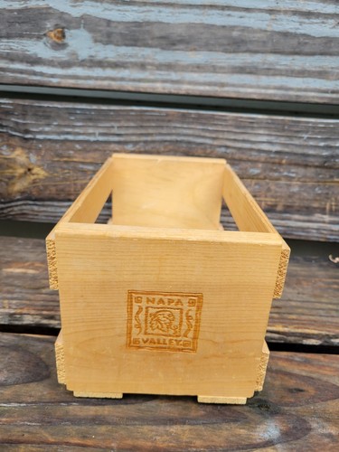Vintage CD Storage - NAPA VALLEY BOX COMPANY Wood Wooden Crate (A109 ...