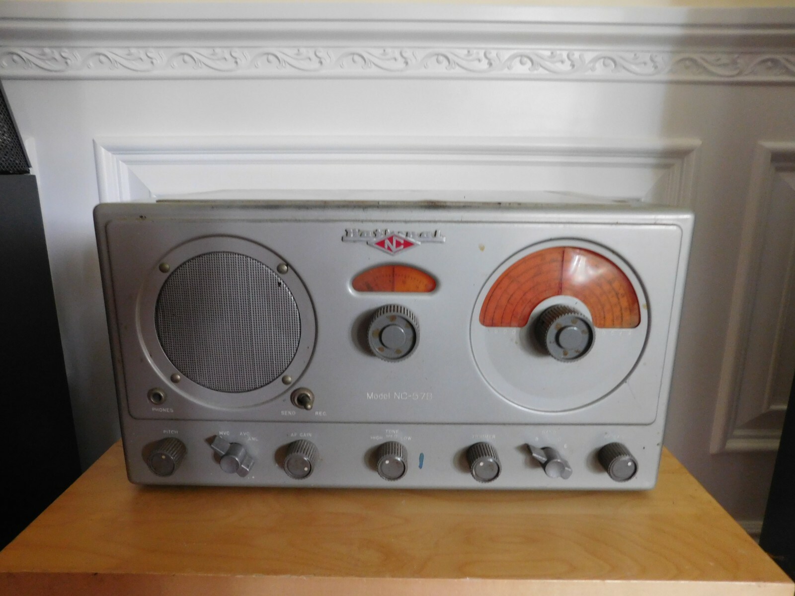 Rare Vintage National NC-57B Shortwave Radio EVERITHING LIGHTS UP | eBay