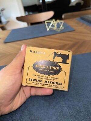 Vintage Millers ADJUST-A-STITCH Sewing Machine Thread Tension Gauge ...