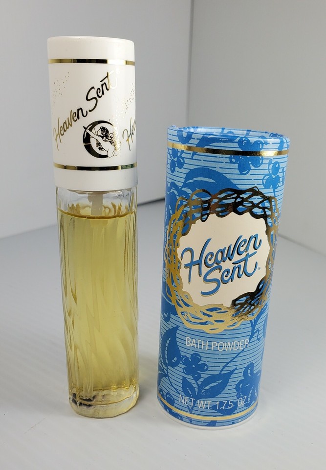 HEAVEN SENT Eau De Parfum + Bath Powder By MEM **VINTAGE RARE *READ ...