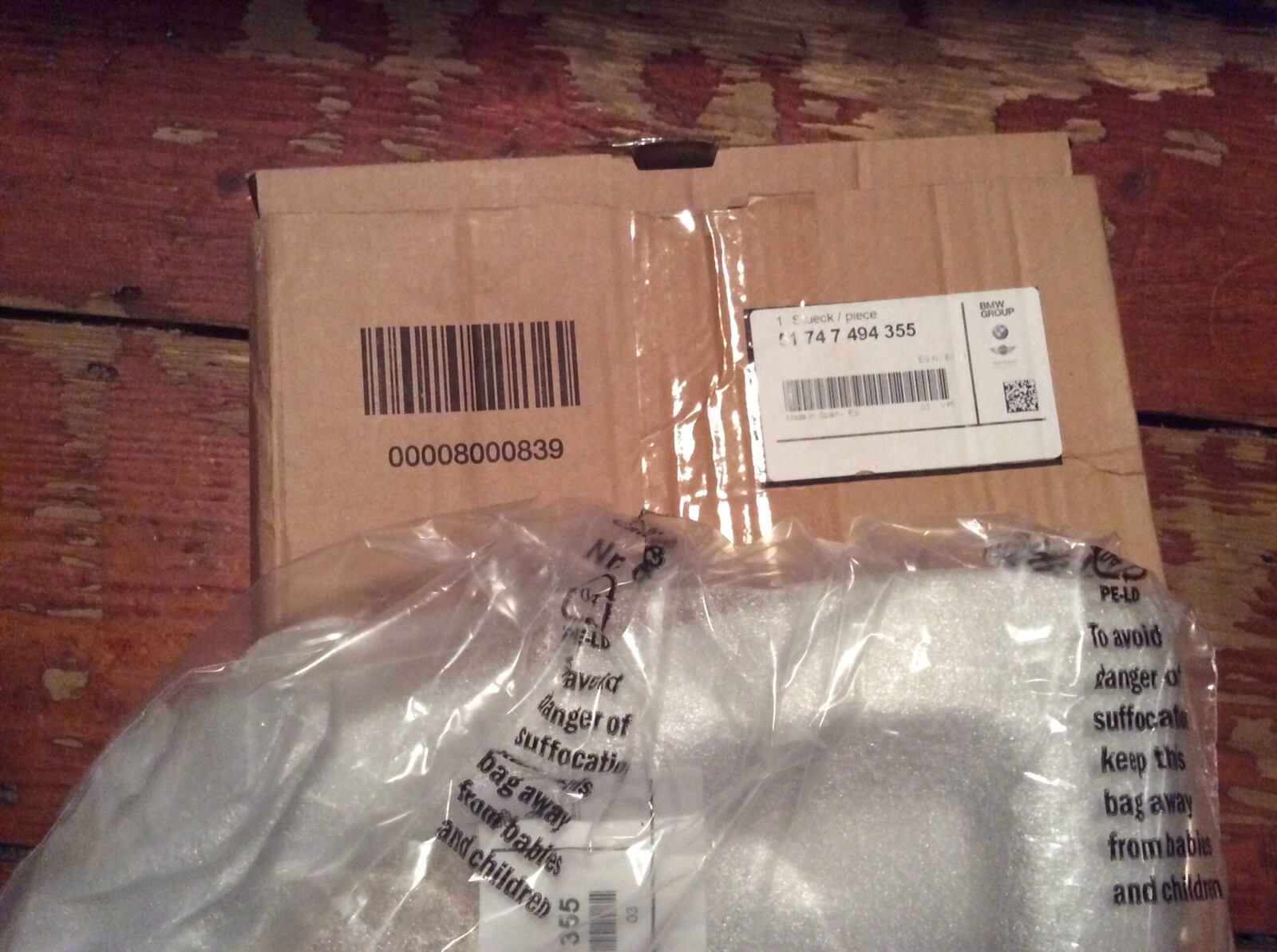 GENUINE BMW 4 SERIES AIR DUCT SIDE PANEL LCI PASSENGER SIDE 51747494355 ...