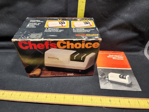 Vintage Chefs Choice Diamond Hone Electric Sharpener Model 310 Works Box | eBay