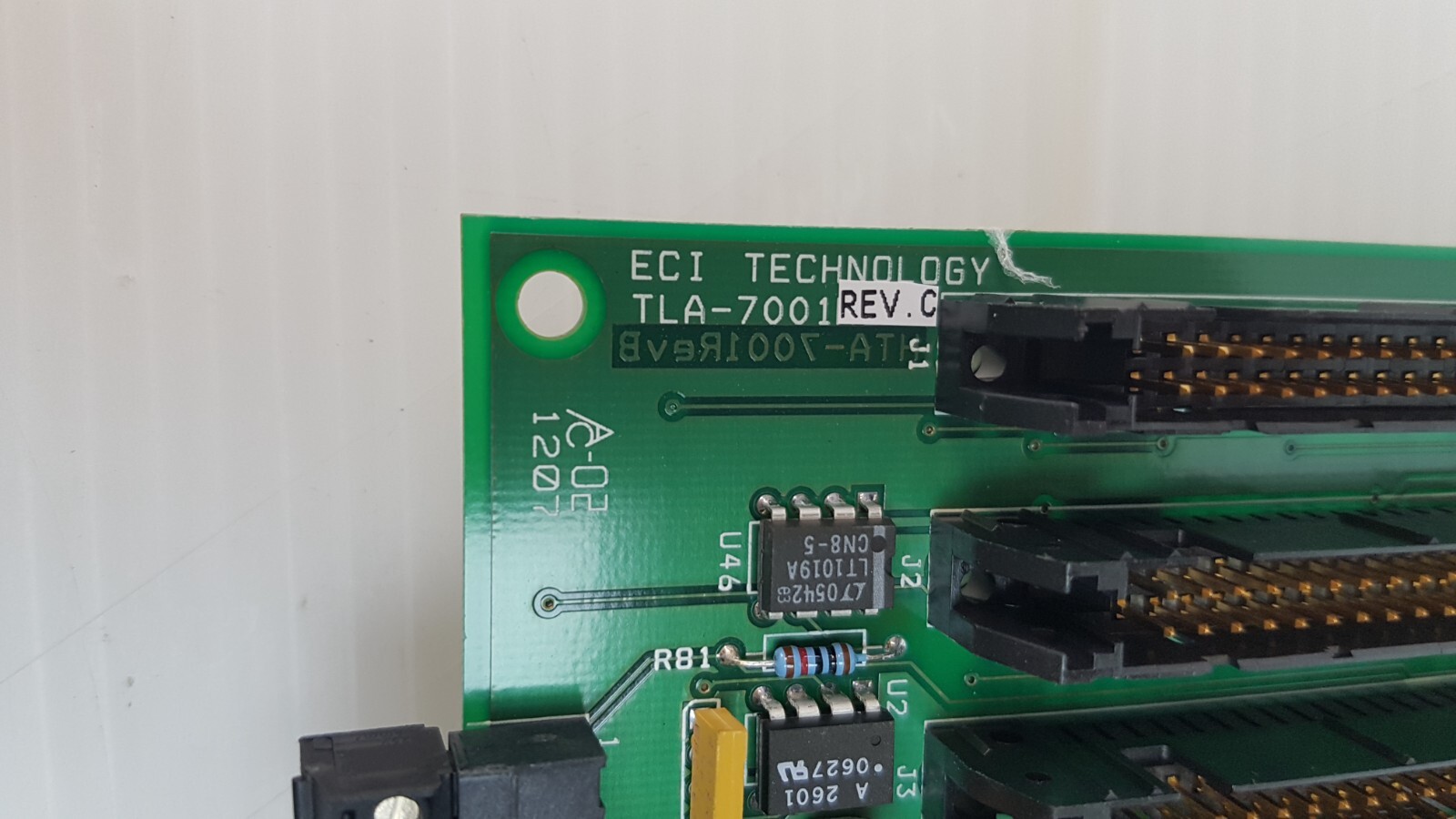ECI TECHNOLOGY TLA-7001 REV. C, CONTROL BOARD | eBay