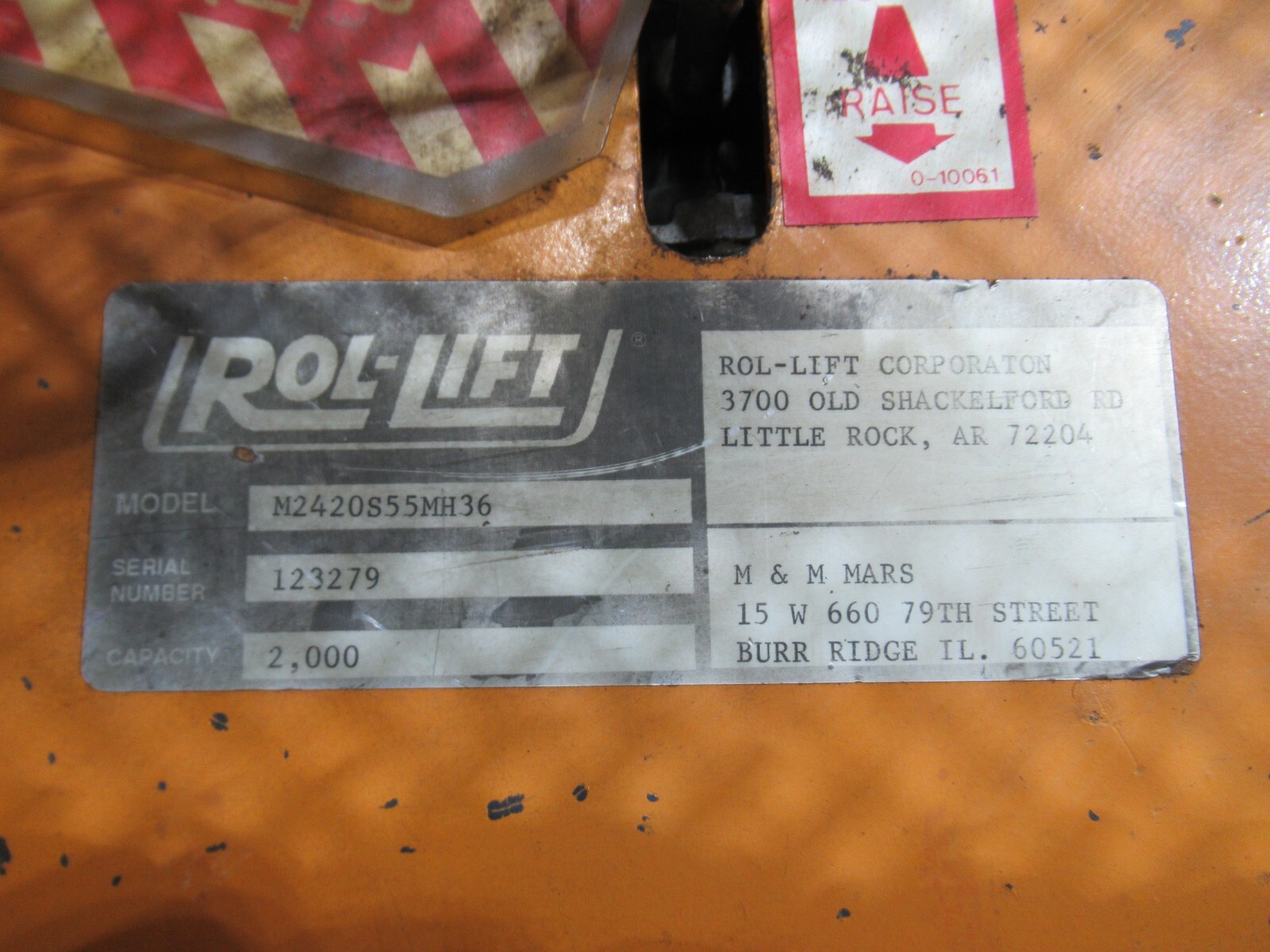 Lift-Rite LL68 2000 Lb. Cap. Pallet Lift | eBay