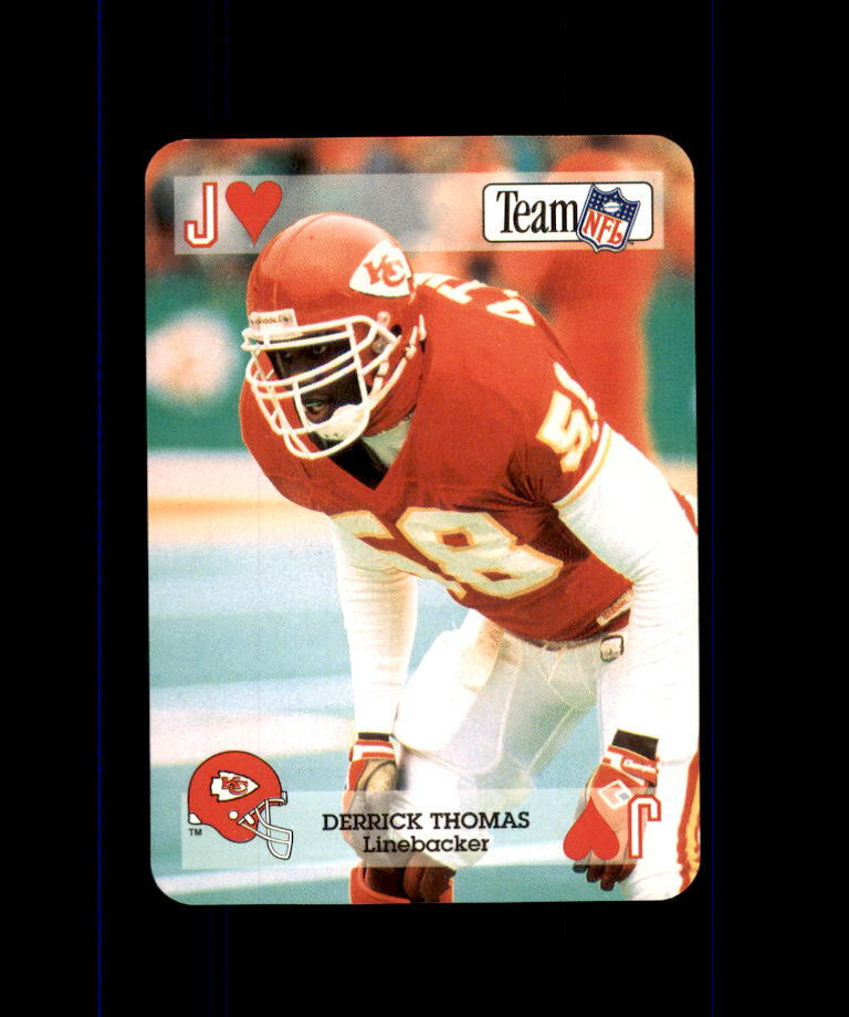 DERRICK THOMAS FOOTBALL CARD KANSAS CITY CHIEFS 1992 STAR CARD JACK ...