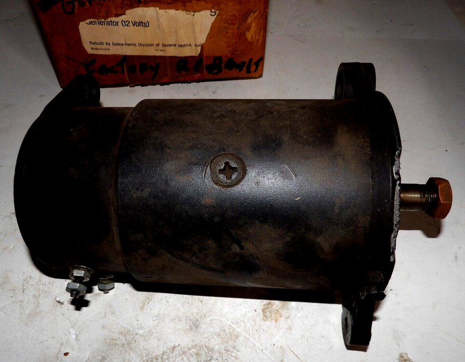 REBUILT 58 59 60 61 62 DELCO REMY 12 VOLT GENERATOR GM CHEVY 283 327 ...
