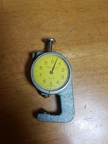 Hahn & Kolb Drop Dial Indicator 0.1mm Used | eBay