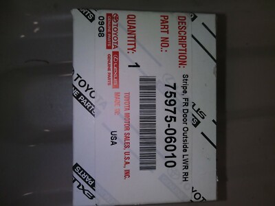 Genuine Toyota Stripe 75975-06010 | eBay