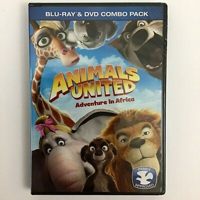 Animals United (Blu-ray/DVD, 2011, 2-Disc Set) Animated Childrens ...