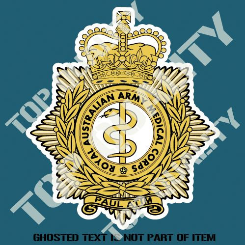 AUSTRALIAN ARMY MEDICAL CORPS DECAL STICKER PATRIOTIC AUSTRALIANA DECAL ...