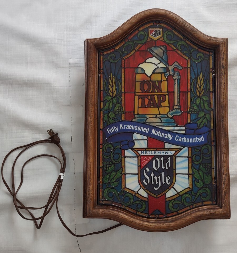 VINTAGE OLD STYLE ON TAP BEER LIGHTED SIGN | eBay
