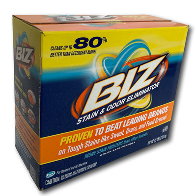 BIZ Laundry Detergent Booster / Stain and Odor Remover, Big Size 5 LB ...