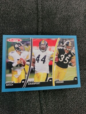 2007 Topps Total Blue #72 DAN KREIDER/ Batch/ Davenport Pittsburg ...