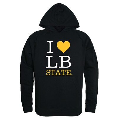 Cal State University Long Beach The Beach CSULB College I Love Hoodie ...