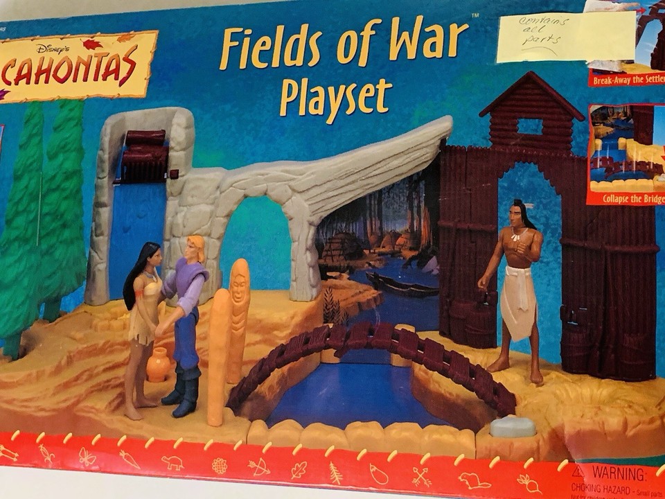Vintage Disney’s Pocahontas Fields of War Playset Complete | eBay