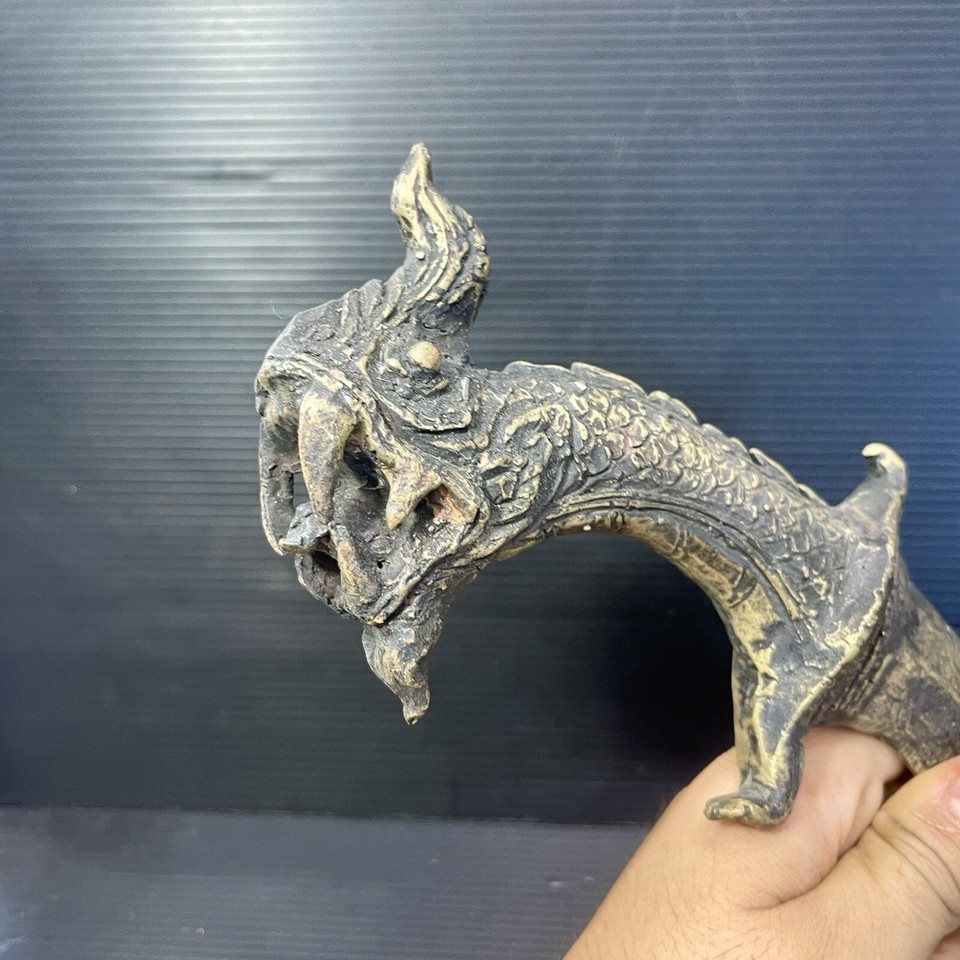 Unique Ancient Near Eastern Bronze Knife/sword Weapon With Mythical ...
