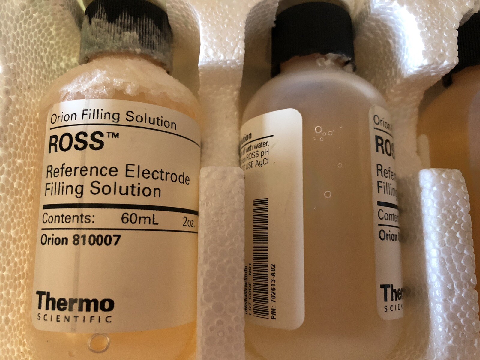 NEW LOT 8 ORION 810007,60ML THERMO 810007 ORION Filling Solution AG ...