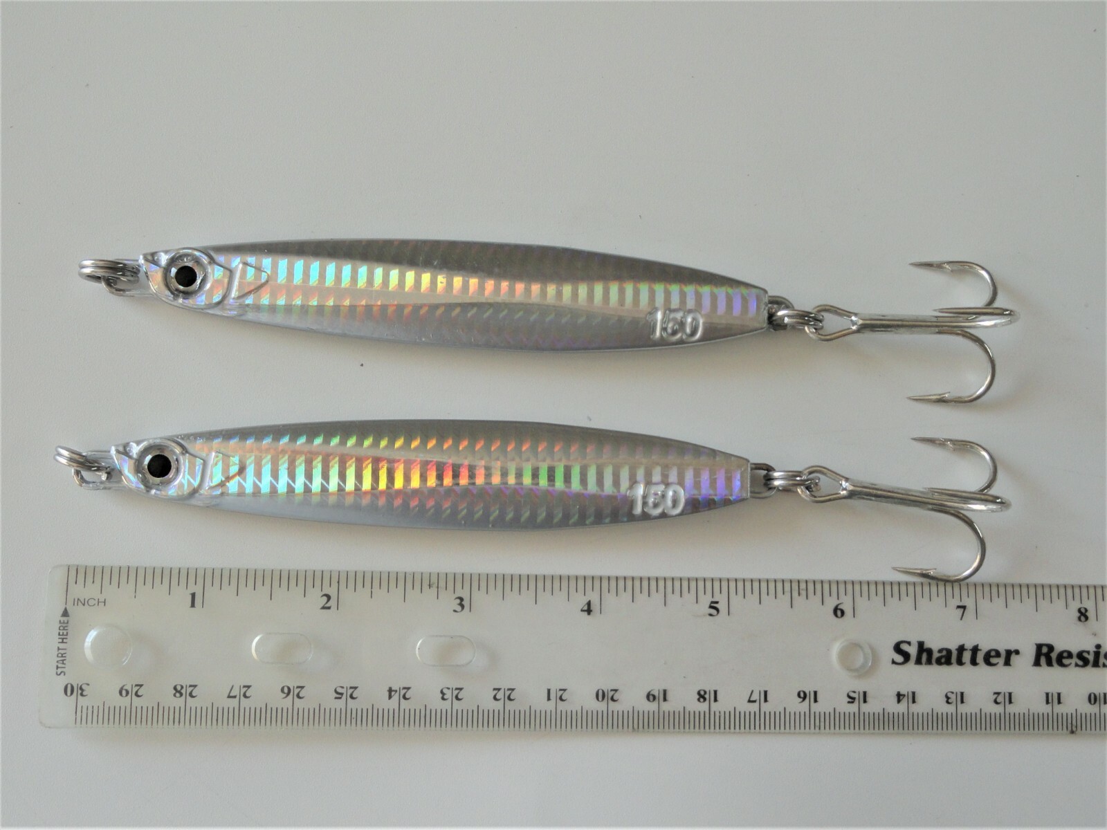 1 to 10 pcs Colt Sniper Metal Jigs 150g/5.25oz Silver Vertical Knife ...