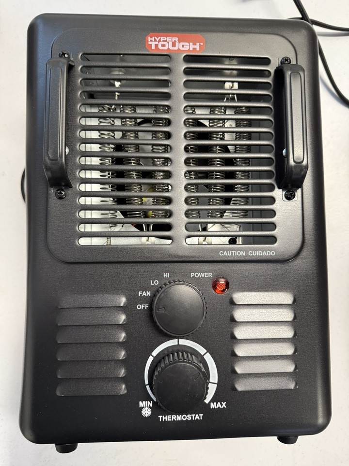 Hyper Tough 1500w Indoor Utility Space Heater Open Box Tested (See ...